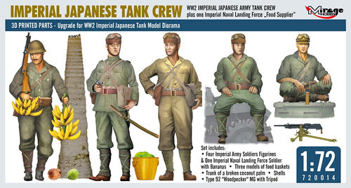 Mirage-Hobby 720014 Imperial Japanese WWII Tank Crew