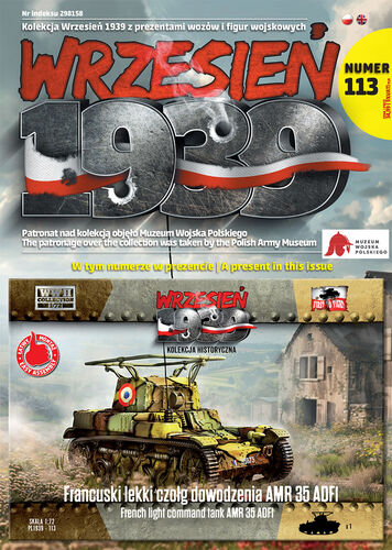 First to Fight PL113 French Light Command Tank AMR 35 ADFI
