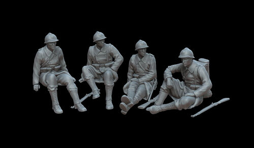 White Stork Miniatures F72105 Belgian Soldiers 1940