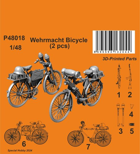 CMK P48018 Wehrmacht Bicycle (2pcs)
