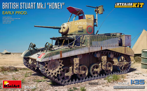 MiniArt 35421 British Stuart Mk.I 'Honey' Early Production Interior Kit