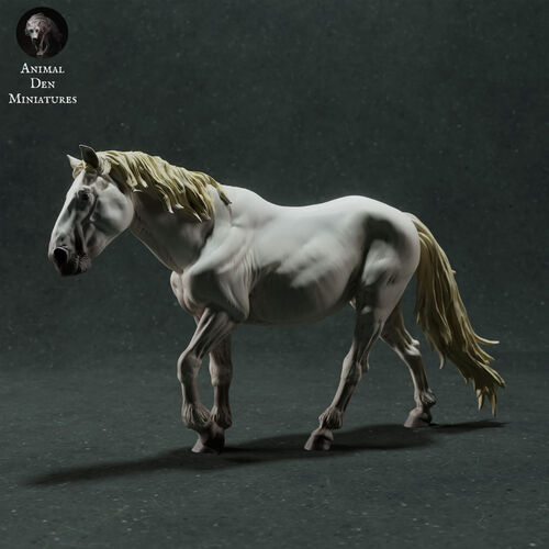 EMP3D 35130281 Koń typu Camargue - klacz idąca - 1 sztuka