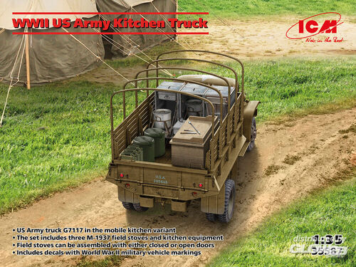 ICM 35587 US Army WWII Kitchen Truck