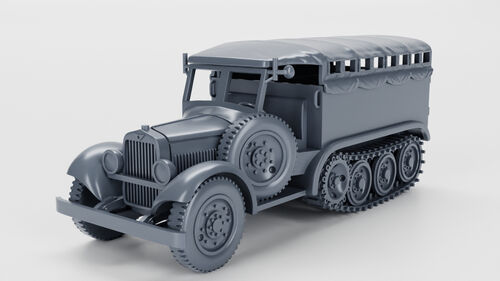 EMP3D 72011112 Ciężarówka zaopatrzeniowa wz.39 PZInż 222 - z dachem