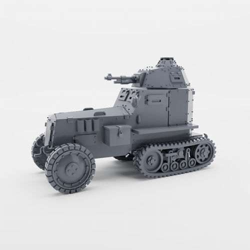 EMP3D 72011115 Samochód opancerzony wz.28 - zamknięty właz