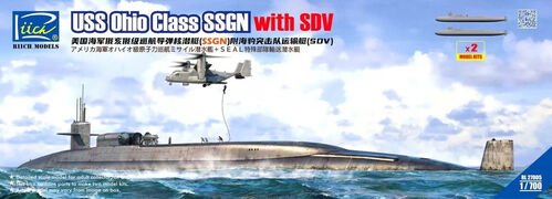 Riich.Models RL27005 USS Ohio Class SSGN with SDV (Dual Pack - Model Kits x 2)