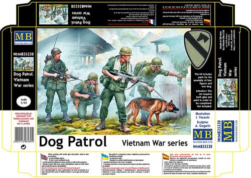 Master Box 35238 Dog Patrol - Vietnam War series