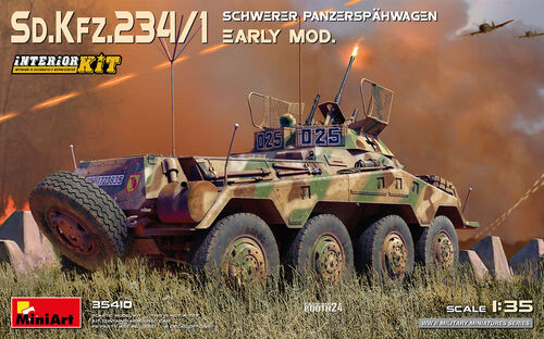 MiniArt 35410 Sd. Kfz. 234/1 Schwerer Panzerspahwagen Early Mod. (Interior Kit)