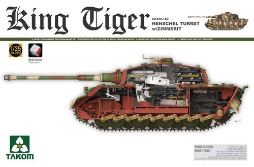 Takom 2045 SdKfz 182 King Tiger Henschel turret