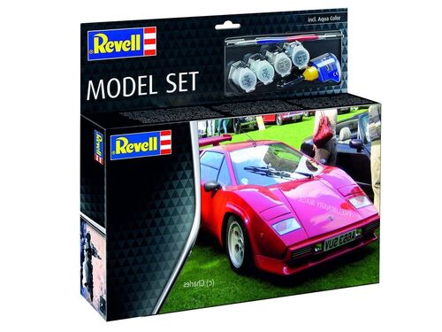 NEW! Revell 67730 Lamborghini Countach LP500S Model Set