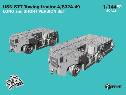 rise144models 085 USN STT Towing Tractor A/S32A-49 Long And Short Version Set