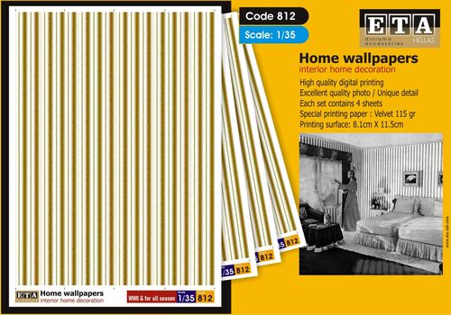 ETA DIORAMA ACCESSORIES 812 Home Wallpapers (4 Sheets)