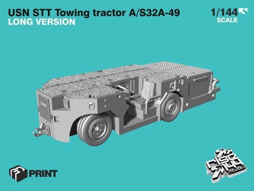 rise144models 084 USN STT Towing Tractor A/S32A-49 Long Version