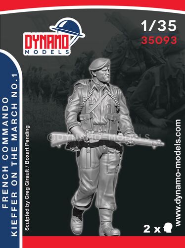 Dynamo-Models 35093 French Commando Kieffer On The March No.1