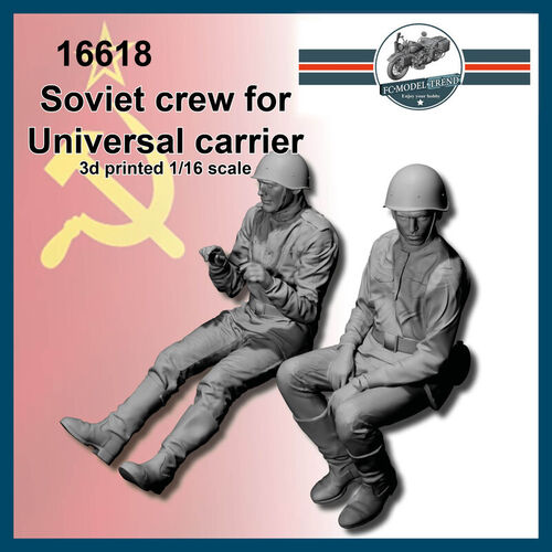 FC ModelTrend 16618 Soviet Crew For Universal Carrier