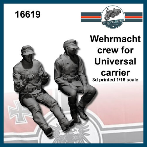 FC ModelTrend 16619 Wehrmacht Crew For Universal Carrier
