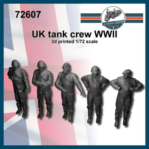 FC ModelTrend 72607 UK Tank Crew WWII