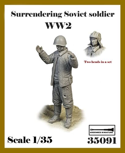 Ardennes Miniature 35091 Surrending Soviet Soldier WW2