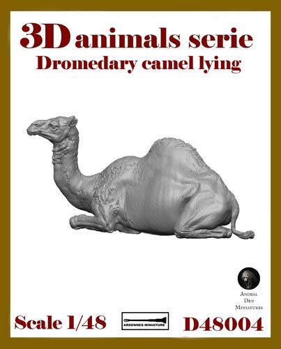 Ardennes Miniature D48004 Animal Serie - Dromedary Camel Lying