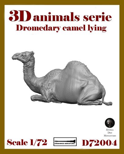 Ardennes Miniature D72004 Animal Serie - Dromedary Camel Lying