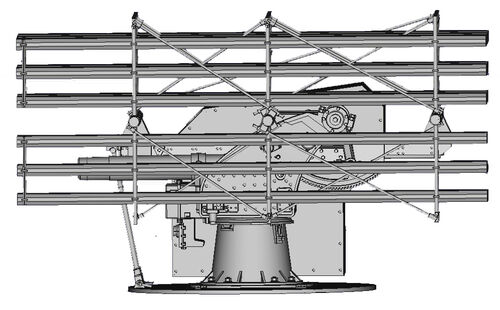 Custom scale 3D16021 10cm Anti Aircraft Missile Launcher Taifun On E-50 Or Panther Conversion Kit