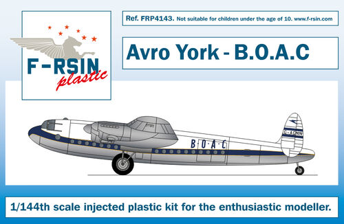 F-RSIN P4143 Avro York - B.O.A.C