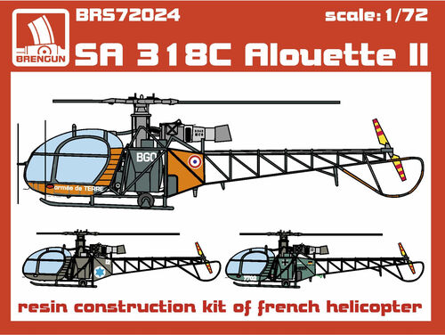 Brengun S72024 Aerospatiale SA.318 C Alouette II