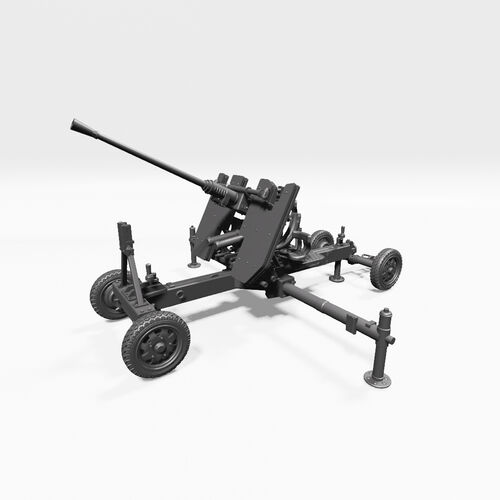 EMP3D 72011103 Działo przeciwlotnicze Bofors 40mm - pozycja bojowa