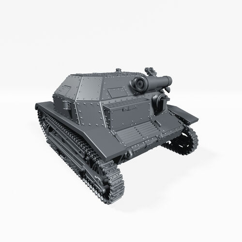 EMP3D 87011126 Tankietka TKS z działkiem 20mm FK-A wz.38 - zamknięty właz