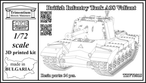 OKB Grigorov TRV72015 British Infantry Tank A38 Valiant