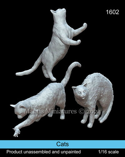 Mantis Miniatures 1602 Cats