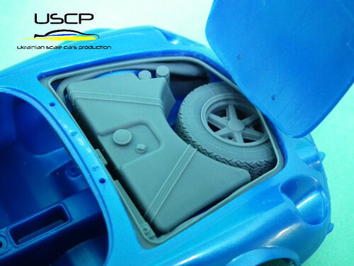 Ukrainian Scale Cars Production (USCP) 24T068 Alpine A110 Road Car Front End (For Tamiya)