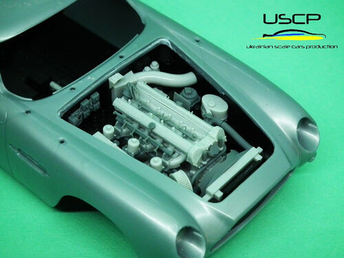 Ukrainian Scale Cars Production (USCP) 24T070 Aston Martin DB5 Engine Bay Set - Super Detail Set (For Revell 05653)