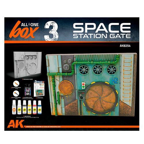 AK-Interactive 8254 All in One Set Box 3 - Space Station Gate