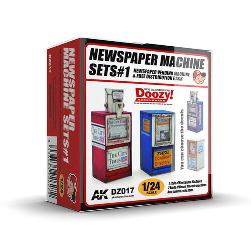 AK-Interactive DZ017 Newspaper Machine Sets 1
