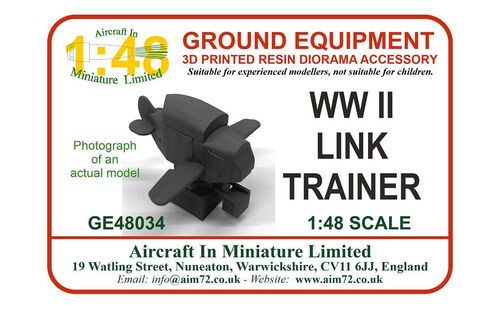 Aircraft In Miniature Ltd GE48034 WWII Link Trainer - 3D-Printed