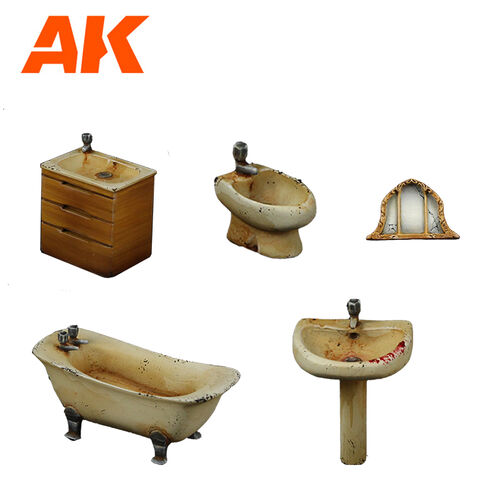 AK-Interactive 1354 Bathroom Set Wargame