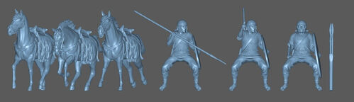 Peddinghaus-Decals 72F217 Roman Light Cavalry Attacking