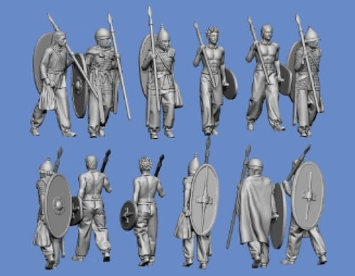 Peddinghaus-Decals 72F222 6 Celtic Warriors Walking