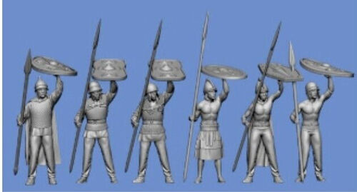 Peddinghaus-Decals 72F236 6 Celts Standing With Spear, Shield Wall, 3rd Row