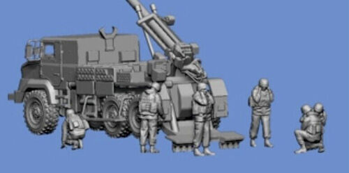 Peddinghaus-Decals 72F256 9 Ukrainian Soldiers 155mm Gun Crew