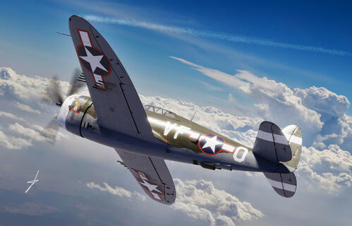 Dora Wings 48055 Republic P-47 C-2 Thunderbolt