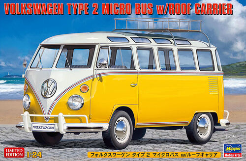 Hasegawa 20689 Volkswagen Type 2 Micro Bus with Roof Carrier