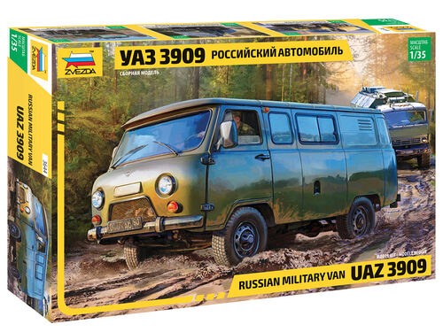 Zvezda 3644 Russian Miliatary Van UAZ 3909