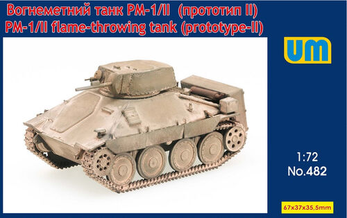 Unimodels 482 PM-1/II Flame-Throwing Tank (Prototype II)