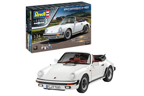 Revell 05646 Porsche 911 G-Model Carrera (Cabriolet), 50 Years Of The G Model - Gift Set