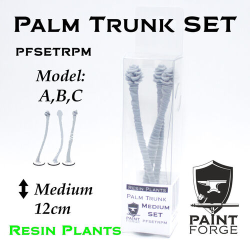 Paint Forge PFSETRPM Resin Plants - Palm Trunk Set M (12cm)