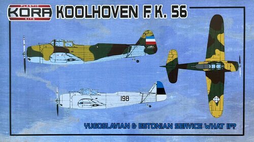 Kora Models KPK72199 Koolhoven F.K. 56 Yugoslavian And Estonian Service What If?