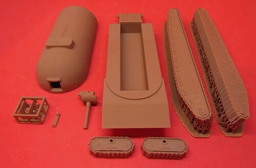 OKB Grigorov TRV72012 British Heavy Tank Flying Elephant Design A