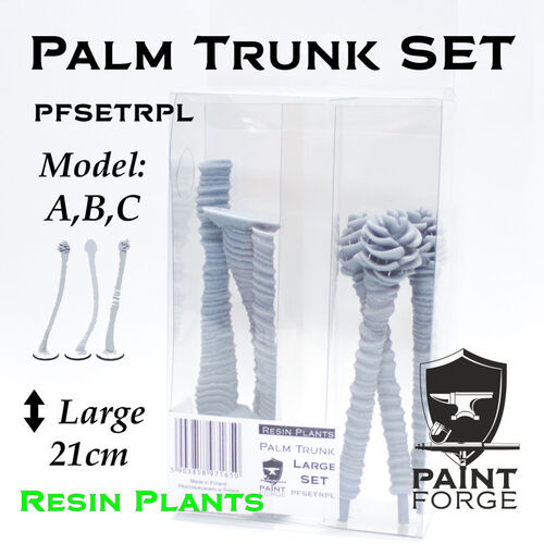 Paint Forge PFSETRPL Resin Plants - Palm Trunk Set L (21cm)